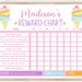 EDITABLE Rainbow Reward Chart, Rainbow Behavior Chart, Pastel Rainbow ...