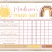 Editable Sunshine Rainbow Reward Chart, Boho Sunshine Behavior Chart ...