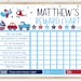 EDITABLE Vehicle Reward Chart, Car Truck Airplane Chore Chart Behavior ...