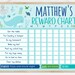 EDITABLE Whale Reward Chart Behavior Chart Nautical Sea - Etsy