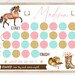 Editable Horse Reward Chart Horse Sticker Chart Cowgirl Pony - Etsy