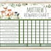 EDITABLE Woodland Reward Chart, Woodland Behavior Chart, Woodland ...