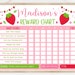 EDITABLE Strawberry Reward Chart Strawberry Behavior Chart Girls Daily ...