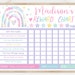 Editable Rainbow Tie Dye Reward Chart Tie Dye Behavior Chart - Etsy