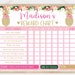 Editable Pineapple Reward Chart, Chore Chart, Behavior Chart, Girl ...