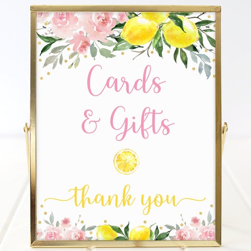 Lemonade Cards & Gifts Birthday Sign Sunshine Lemonade and Fun - Etsy