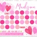 Editable Hearts Reward Chart Hearts Sticker Chart Pink Gold | Etsy