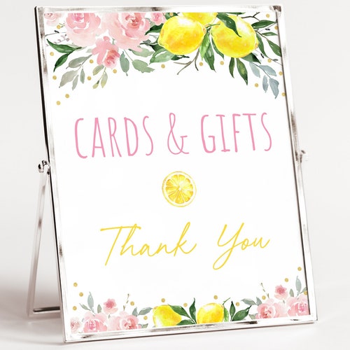 Lemonade Cards & Gifts Birthday Sign Sunshine Lemonade and Fun - Etsy