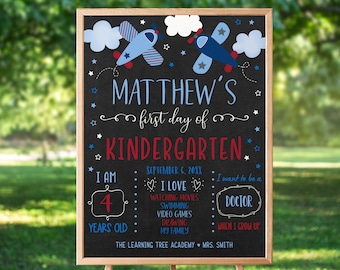 Editable First Day of Preschool Sign Monster Truck First Day - Etsy