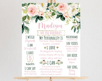 Floral 1st Birthday | Etsy