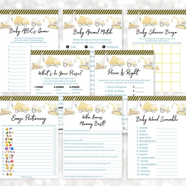 Truck Baby Shower - Etsy