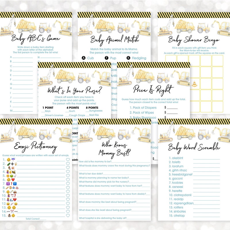 Truck Baby Shower - Etsy