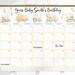 Editable Construction Truck Baby Due Date Calendar Game Construction ...