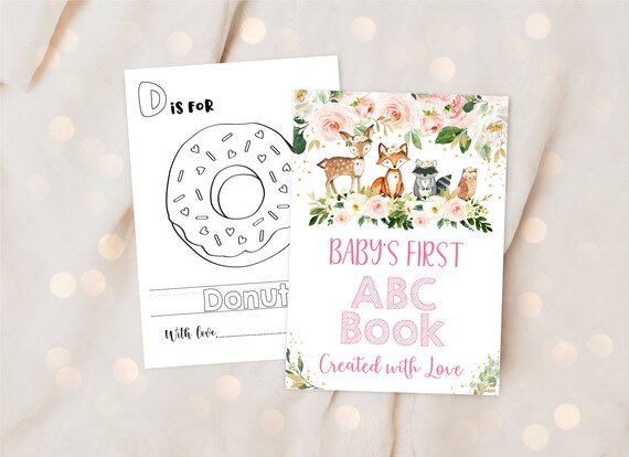 Paper & Party Supplies Baby's First 123 Book Baby Shower Coloring Pages ...