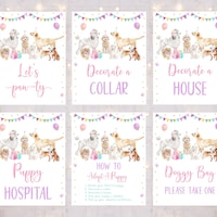 Puppy Paw-ty Birthday Party Bundle, Let's Paw-ty Party Pack, Puppy ...