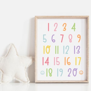 Set of 6 Rainbow Prints Pastel Rainbow Nursery Art Rainbow Wall Art ...