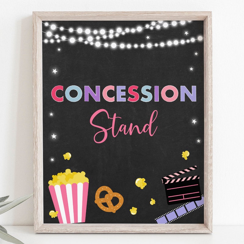 Concession Stand Sign - Etsy