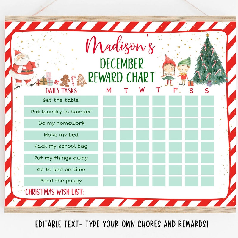 Wish List Chart - Etsy