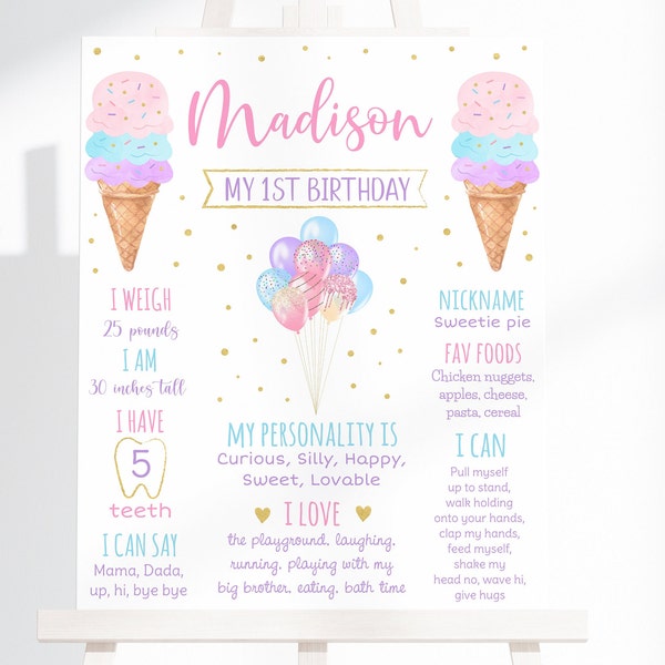 Ice Cream Poster - Etsy