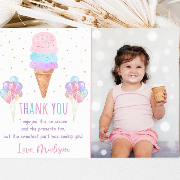 Ice Cream Thank You - Etsy