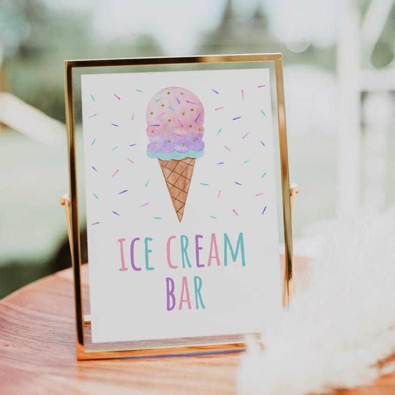 Ice Cream Signs - Etsy