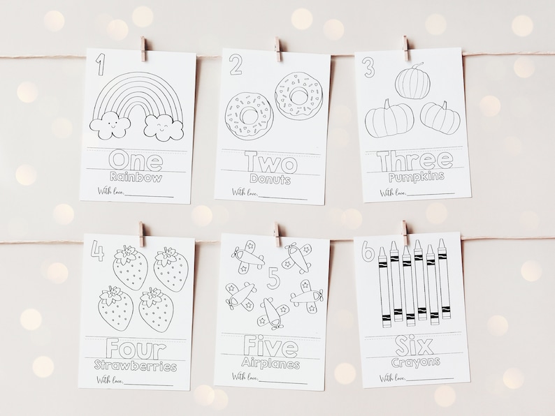 Baby's First 123 Book Baby Shower Coloring Pages Baby Shower Game Boho ...