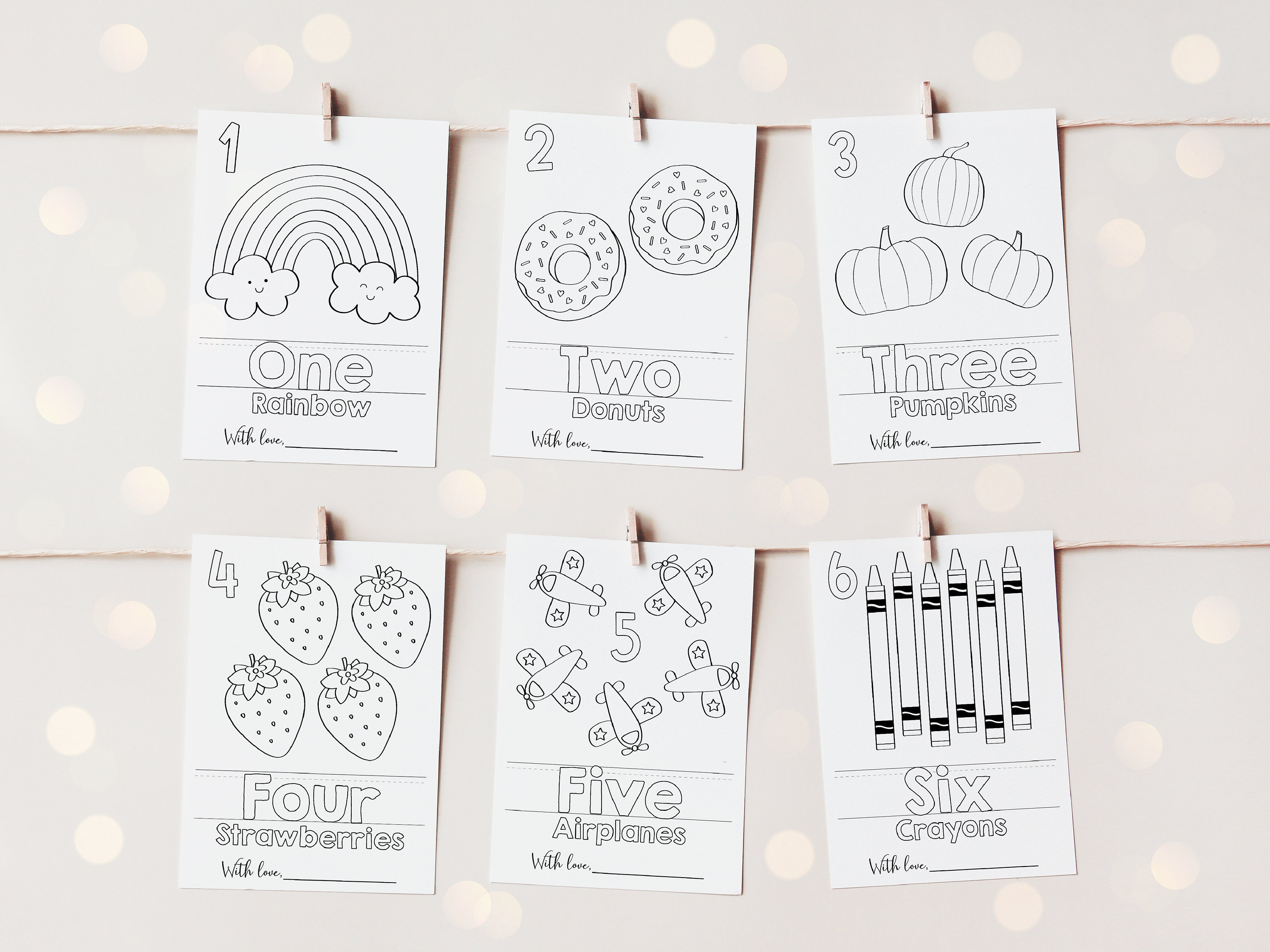 Baby's First 123 Book Baby Shower Coloring Pages Baby Shower Game ...