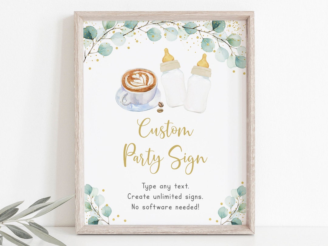 Editable Babies Are Brewing Sign Twin Baby Brewing Shower - Etsy