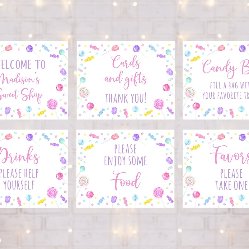 Sweet Shoppe Sign - Etsy