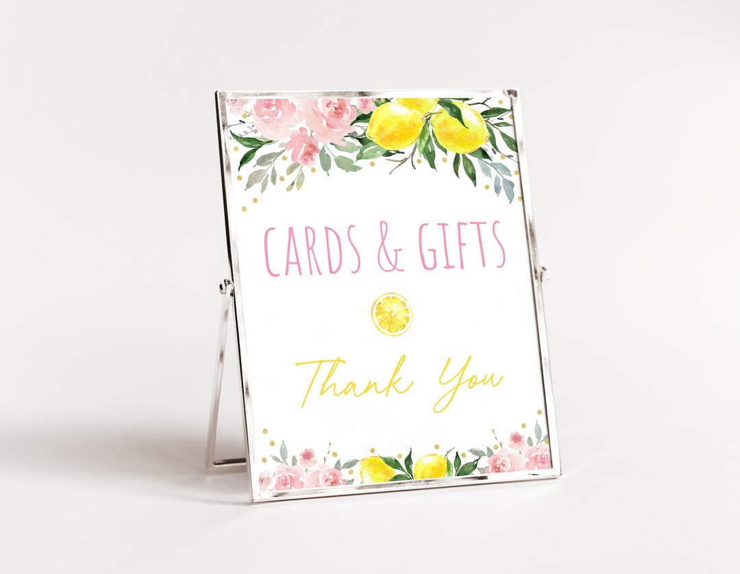 Lemonade Cards & Gifts Birthday Sign Sunshine Lemonade and Fun - Etsy