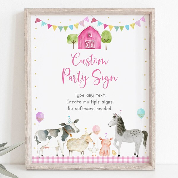 Custom Farm Sign - Etsy