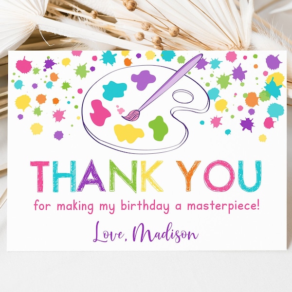 Thank You Mess Card - Etsy