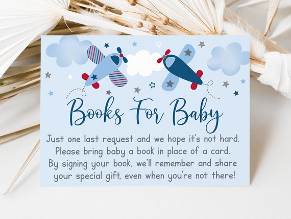 Plantilla Imprimible Para Llevar Un Libro Para Baby Shower Invitación