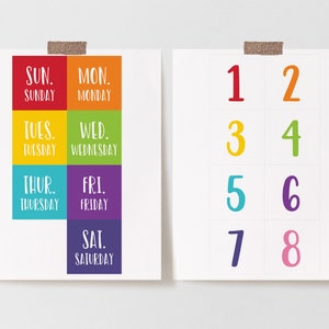 Morning Board Printable Bundle, Circle Time Activity, Weather, Calendar ...