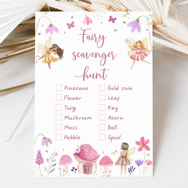 Fairy Scavenger Hunt - Etsy