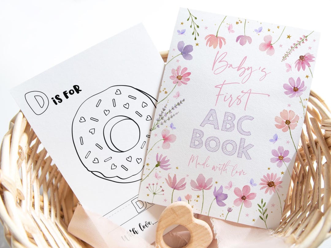 Baby's First ABC Coloring Book, Wildflower Butterfly Alphabet Book ...