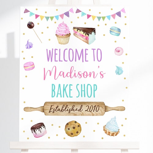 Editable Baking Birthday Party Invitation Kids Cooking - Etsy