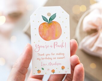 Peach Labels - Etsy