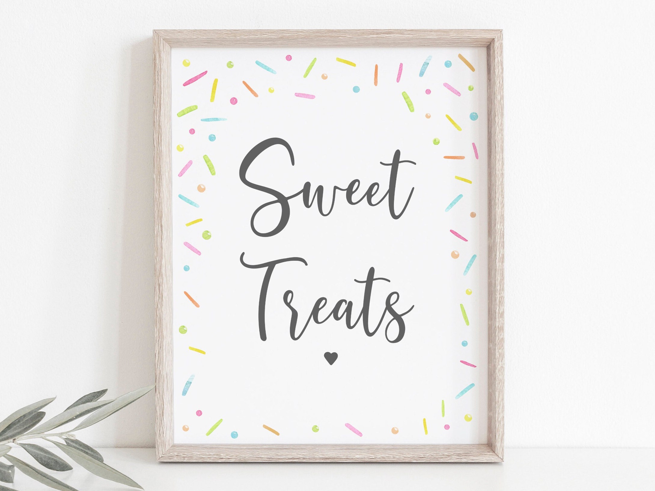 Baby Sprinkle Sweet Treats Sign Sprinkles Dessert Sign Gender Neutral ...