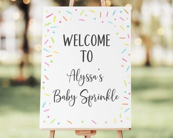 Sprinkle Party Favors Sign Table Decor Baby Shower Sign - Etsy