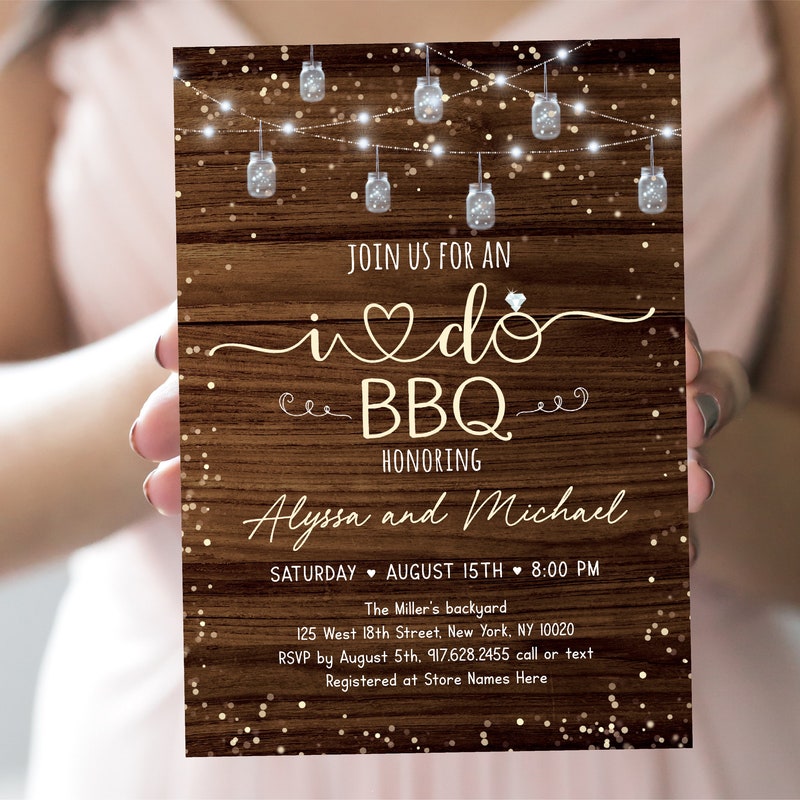 I Do Bbq Invitation - Etsy