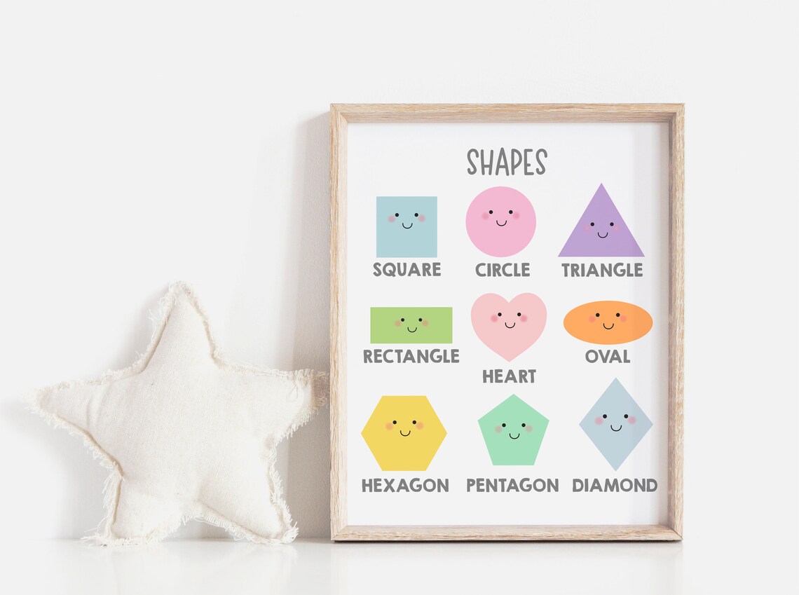 Set of 6 Rainbow Prints Pastel Rainbow Nursery Art Rainbow | Etsy