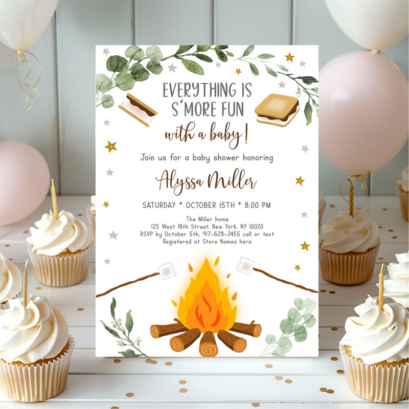 Smore Baby Shower - Etsy