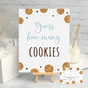 Cookie Guess How Many Game, Birthday Game, One Sweet Cookie Birthday ...