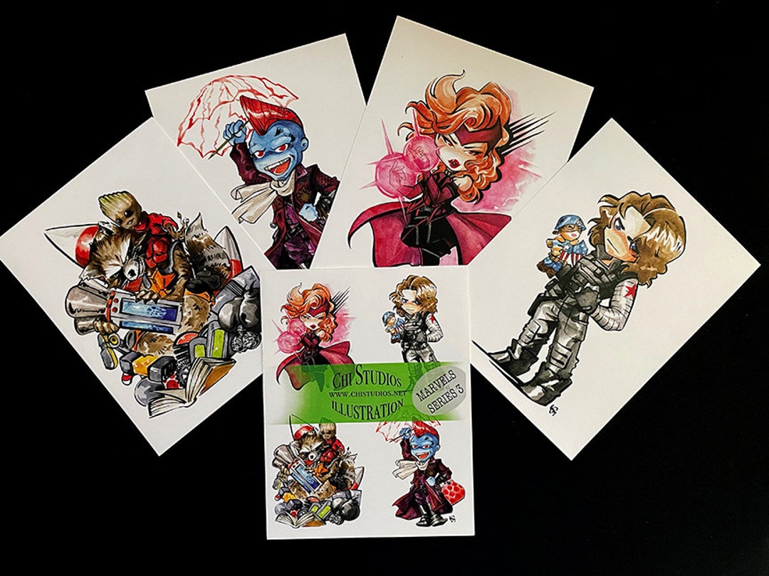 Hero Card Sets (3 Options) - Etsy