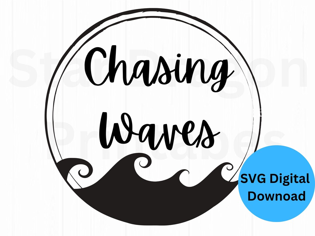 Waves Svg, Summer Svg, Beach Svg, Surf Svg, Beach Life Svg, Digital ...