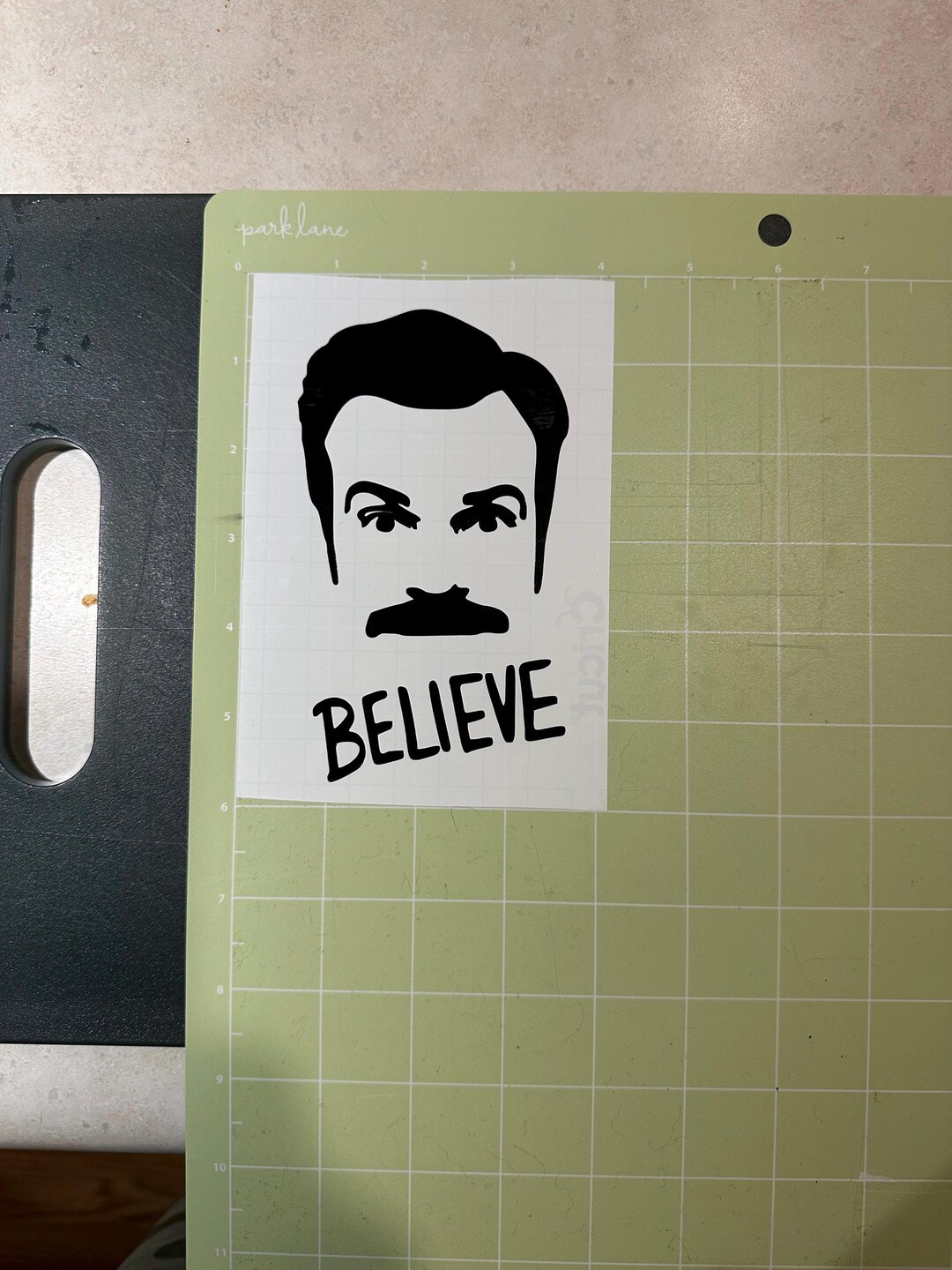 Ted Lasso Believe Face Vinyl Decal - Etsy