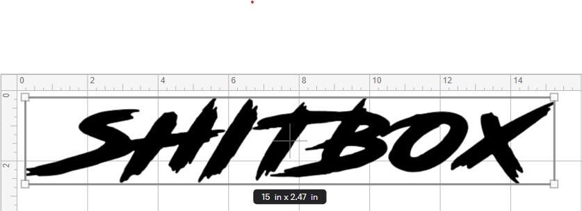 Shitbox Vinyl Decal - Etsy
