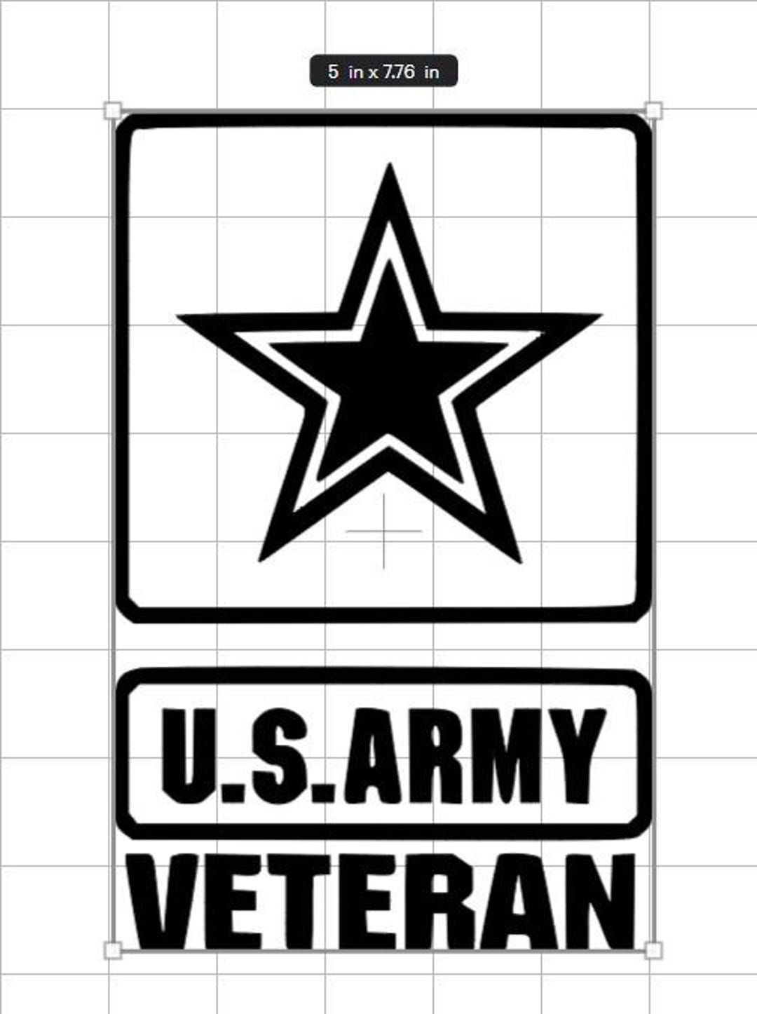 U.S. Army Veteran Vinyl Decal - Etsy