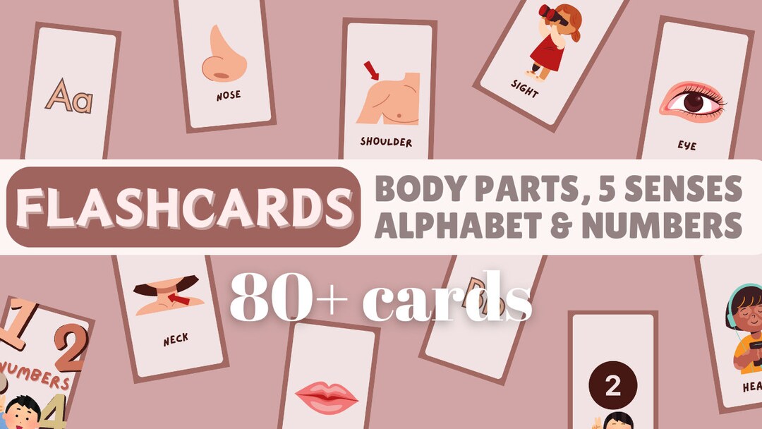 PRINTABLE FLASHCARDS - Etsy